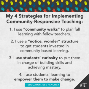 My 4 Steps to Building Community-Responsive Lessons | Teacher2Teacher