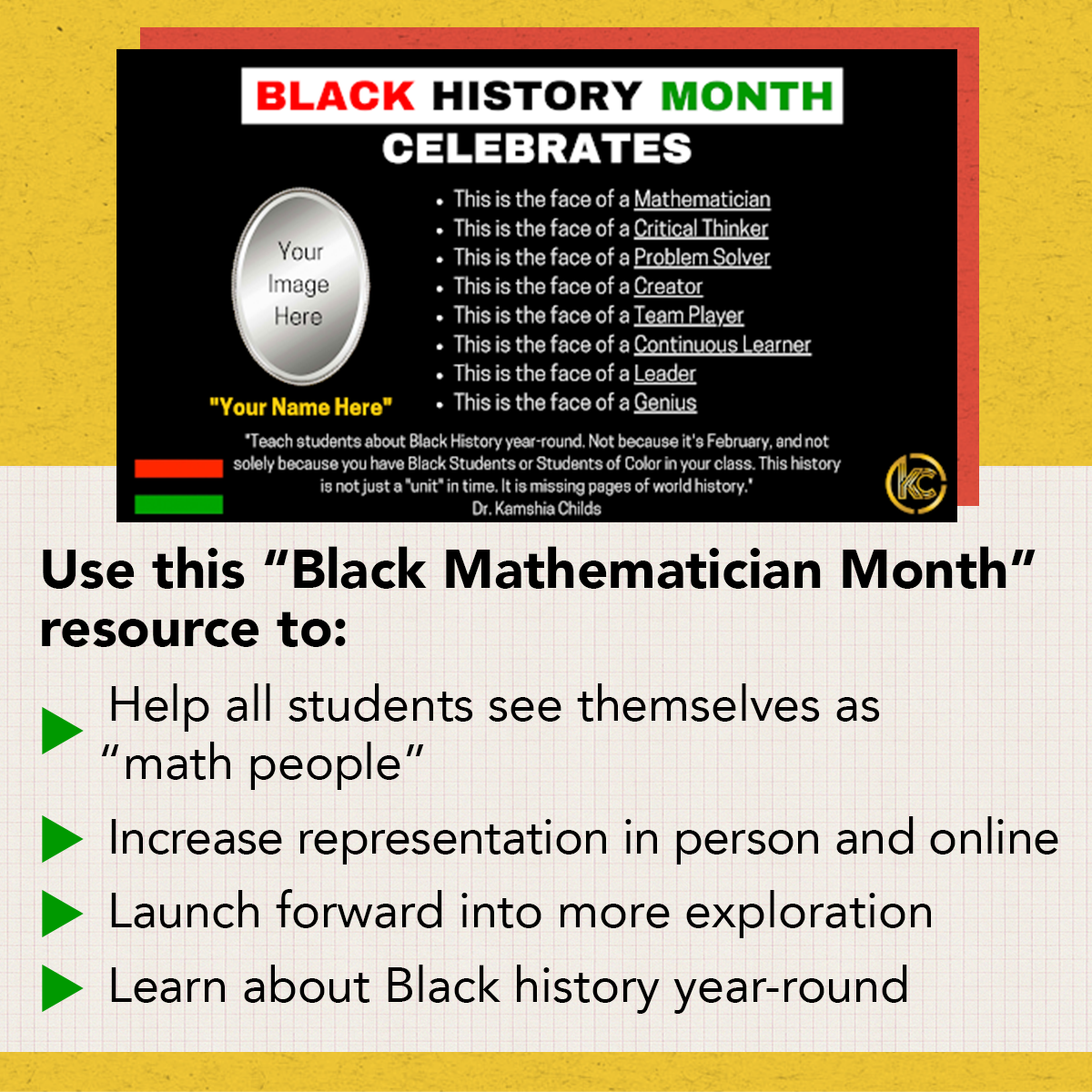 Black Students Seeing Themselves As Mathematicians – and All Students ...