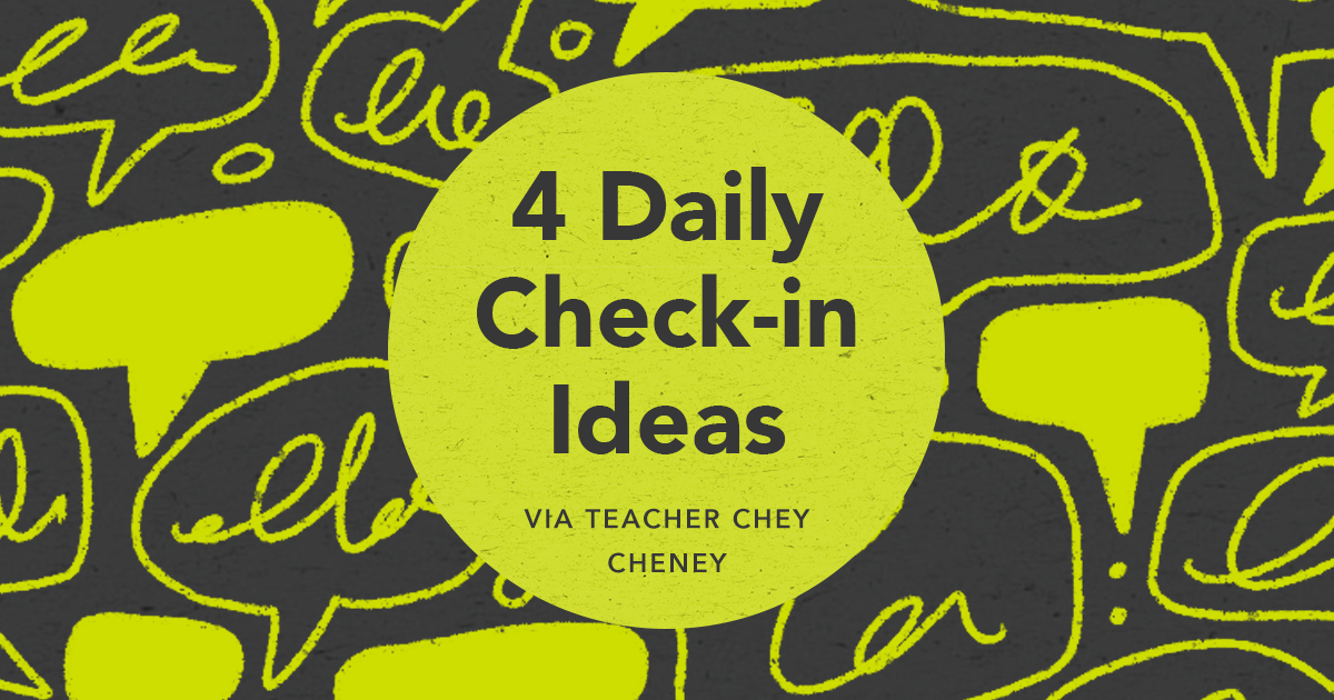 Why My Morning Check-Ins Matter So Much to My Students | Teacher2Teacher