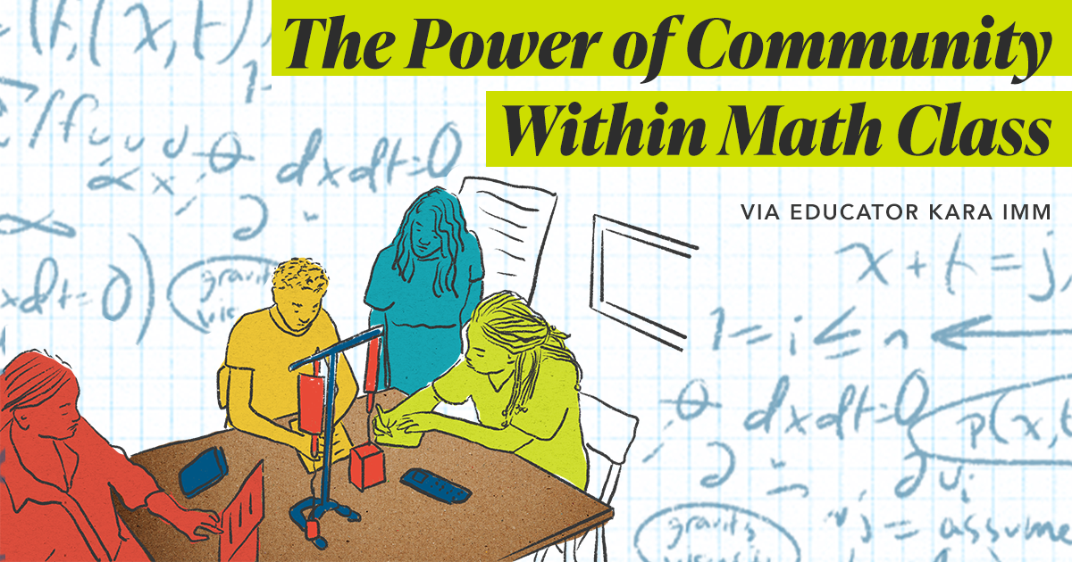The Power of Community Within Math Class | Teacher2Teacher